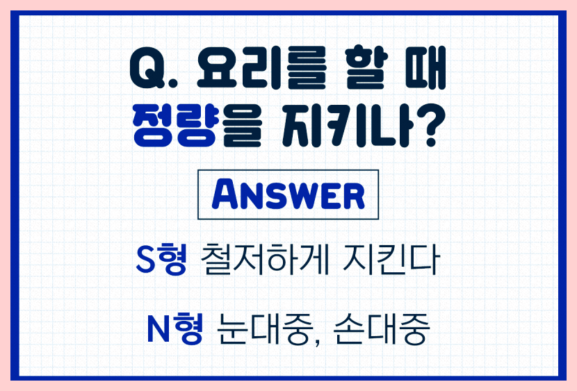 MBTI N S 차이 확인 테스트 구별방법 - Gleamview